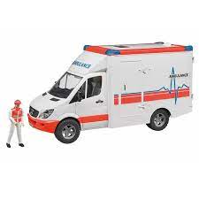 Kamion MB Sprinter ambulanta sa figurom Bruder 025366
Kamion MB Sprinter ambulanta sa figurom Bruder 025366