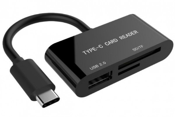 GEMBIRD UHB-CR3-02 USB Type-C SDXC citac kartica za mobilne telefone i tablete