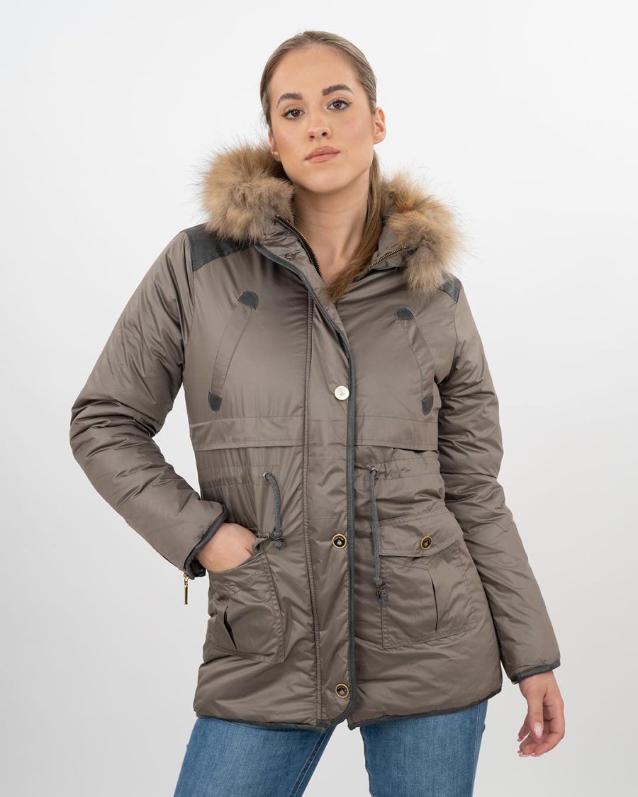 Ženska zimska jakna – Sportska i Casual – BM 512 – Bež