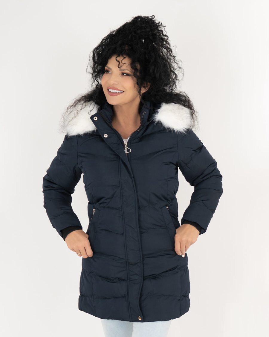 Ženska zimska jakna – Sportska i Casual – NT 6910 – Teget