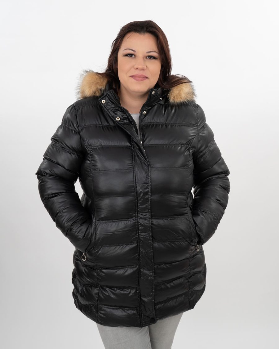 Ženska zimska jakna – Sportska i Casual – NT 6839 – Crna