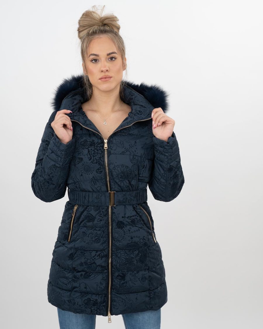 Ženska zimska jakna – Sportska i Casual – FL 1440 – Teget