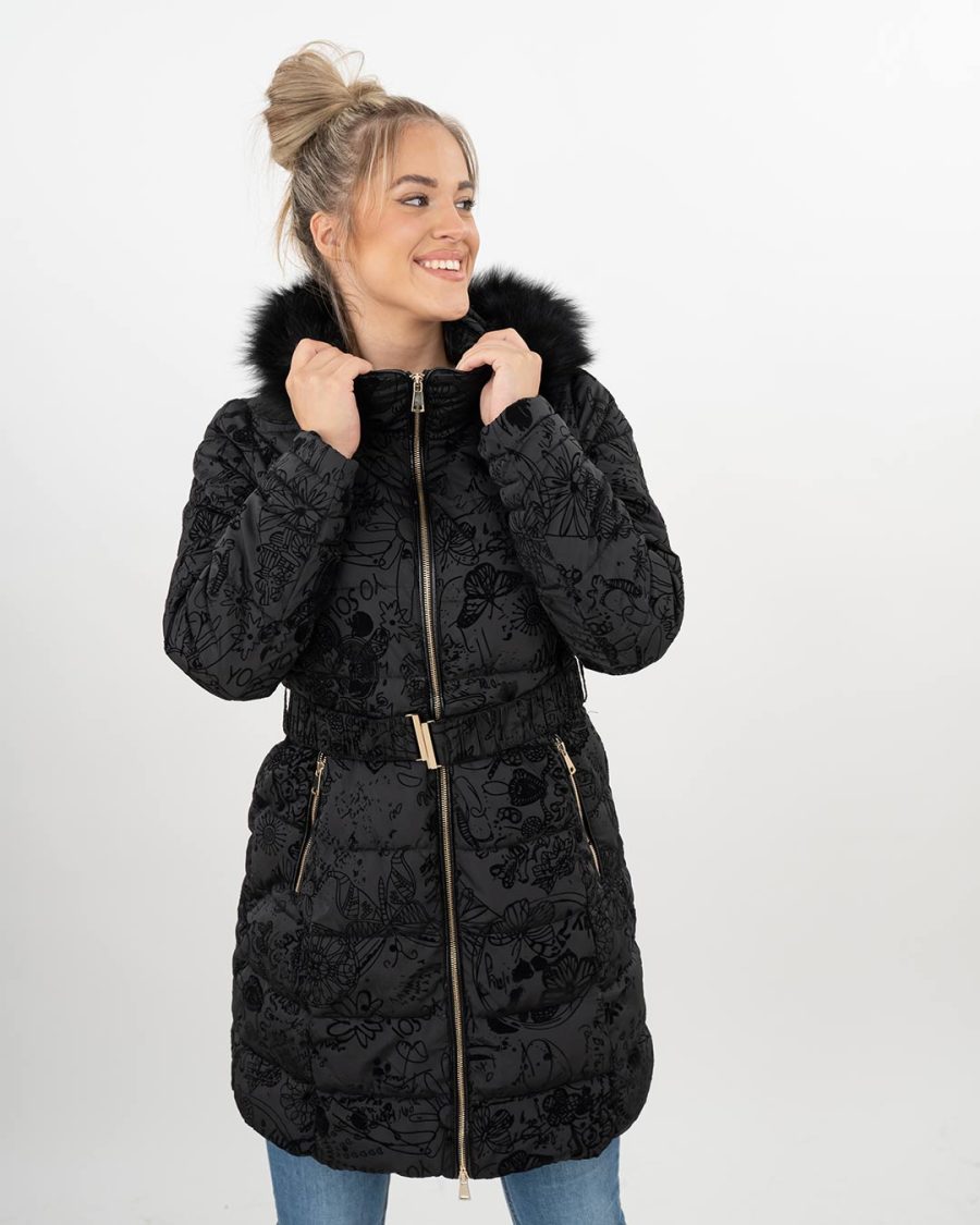 Ženska zimska jakna – Sportska i Casual – FL 1440 – Crna