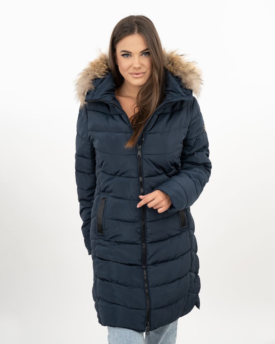 Ženska zimska jakna – Sportska i Casual – FL 1570 – Teget