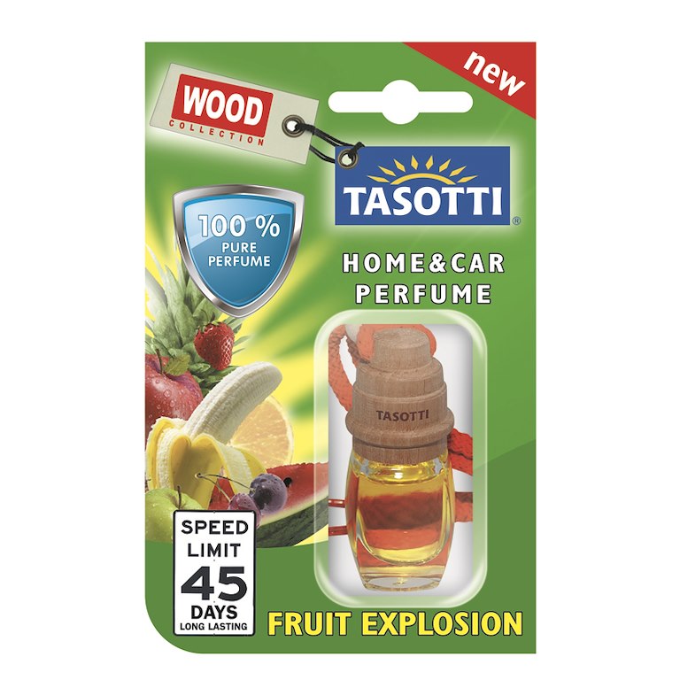 Tasotti WOOD – FRUIT EXPLOSION 7ml, miris u bočici