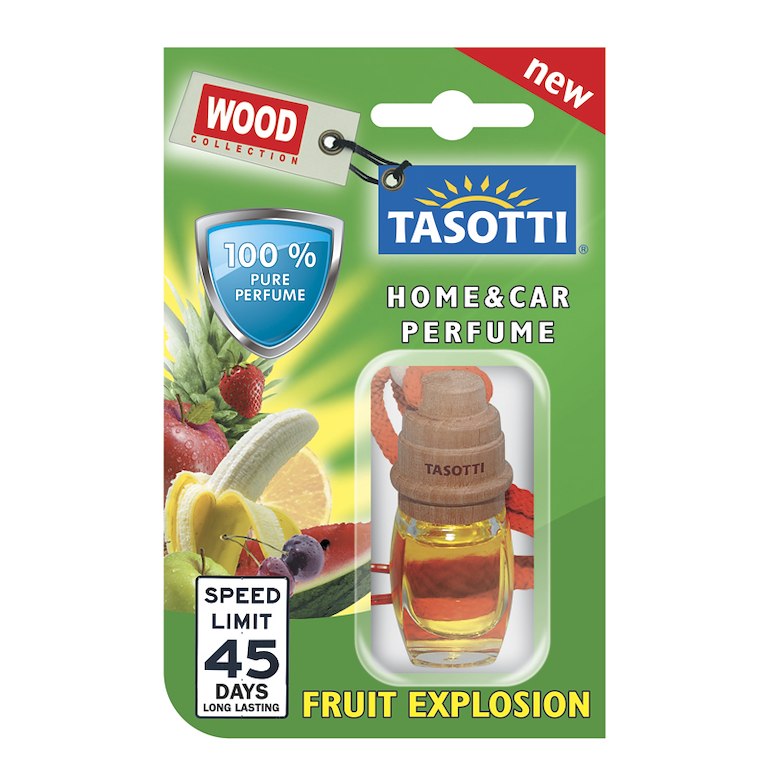 Tasotti WOOD – FRUIT EXPLOSION 7ml, miris u bočici