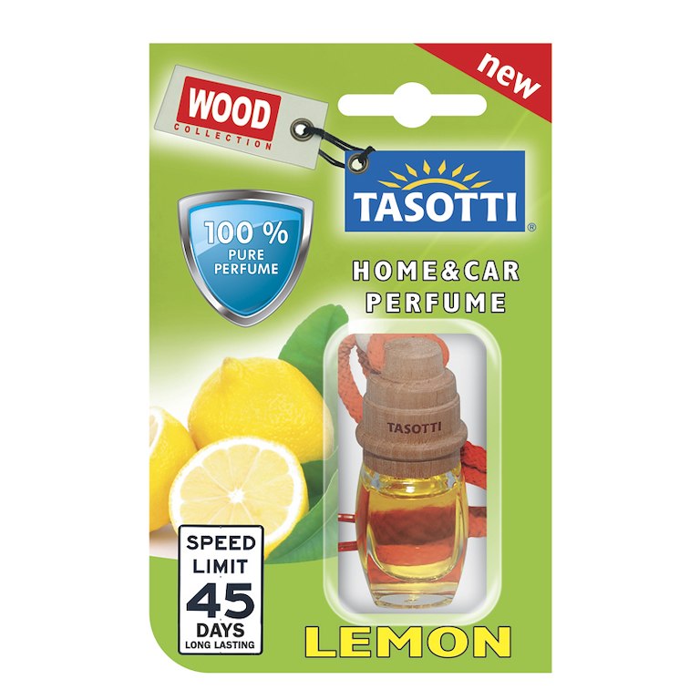 Tasotti WOOD – LEMON 7ml, miris u bočici