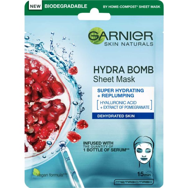Garnier Skin Naturals Tissue Mask Moisture + Aqua Bomb Maska za lice