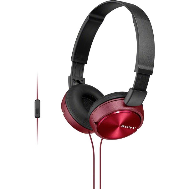 SONY Slušalice sa mikrofonom MDR-ZX310APR (crvene)