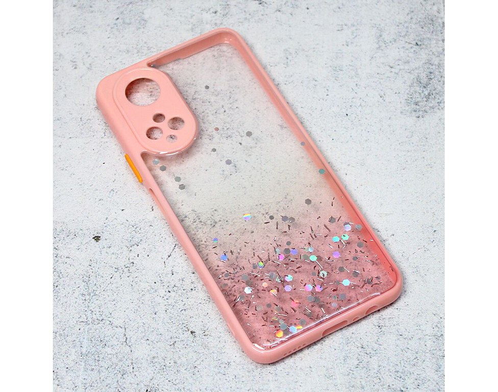 Futrola Frame Glitter - Huawei Honor X7 roze