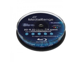 MediaRange BD-R 25GB 6X printabilni MR500 ( 525MR6P/Z )