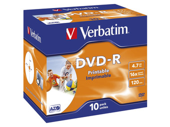 DVD-R 4,7/120 16x JC printable Verbatim 43521