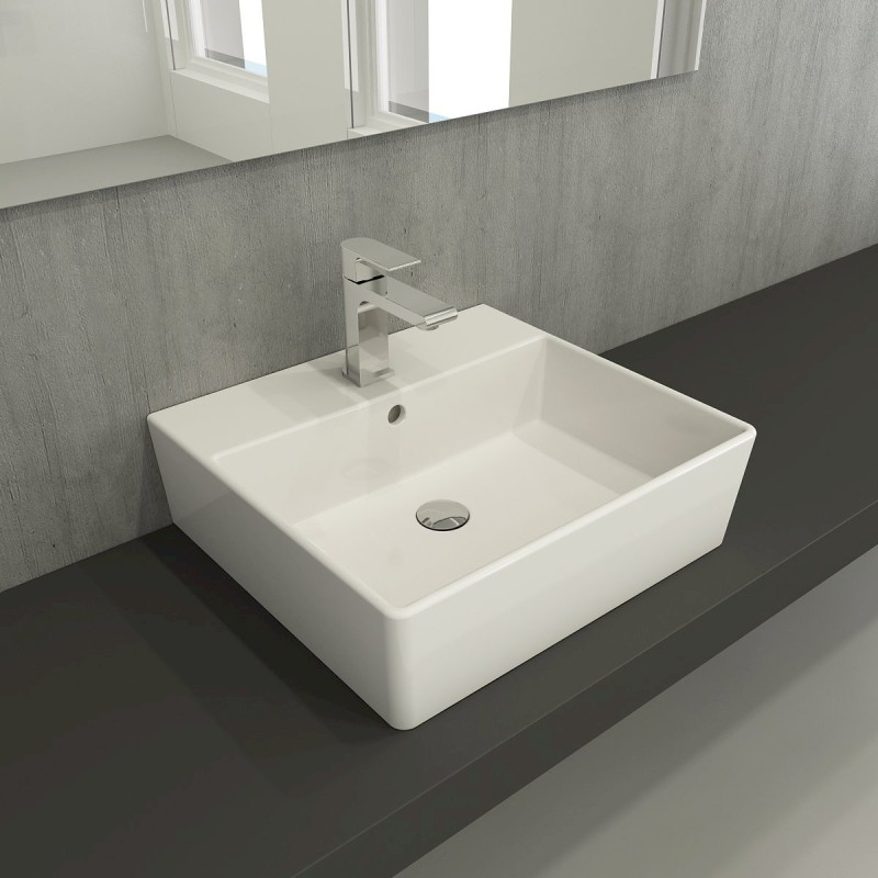 Bocchi Milano Lavabo 50cm sa rupom bela 1216-001-0126
