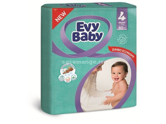 Evy baby pelene giant 4 Maxi 8-18kg 80 kom ( A004740 )