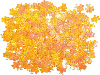 Crafty ruby, kraft konfete, pčelice, 15 x 17mm, 14g ( 137055 )