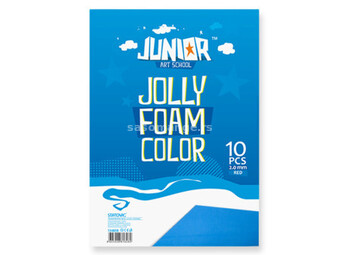 Jolly color foam, eva pena, plava, A4, 10K ( 134050 )