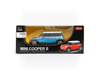 Rastar RC automobil Mini cooper S 1:24 - pla, crv ( A013553 )