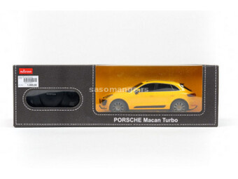 Rastar RC auto Porsche Macan Turbo 1:24 -crv, žut ( A017630 )