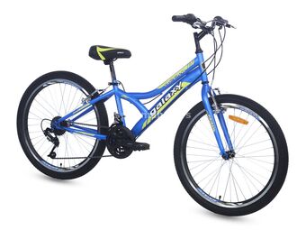 Bicikl CASPER 240 24"/18 plava/neon žuta MAT