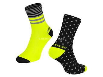 Force čarape spot, crno-fluo s-m/36-41 ( 9009082 )