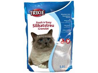 Pesak za mačke Trixie Fresh n Easy - silikatni 5l