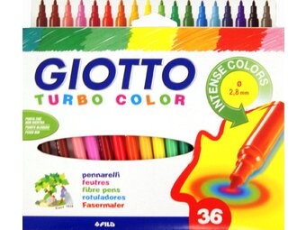 Flomasteri GIOTTO TURBO COLOR - 36 boja (flomasteri)