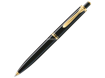 Olovka hemijska Souveran K400+kožna bela futrola+poklon kutija G30 Pelikan 996827 crna