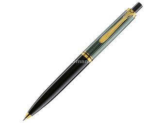 Olovka hemijska Souveran K400+kožna bela futrola+poklon kutija G30 Pelikan 996835 zeleno-crna