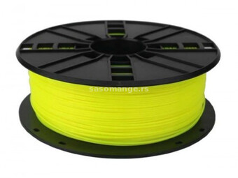 Gembird PLA filament za 3D stampac 1.75mm, kotur 1KG fluorescent yellow 3DP-PLA1.75-01-FY
