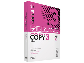 Papir Copy 3 A3 80g pk500 Fabriano 40029742