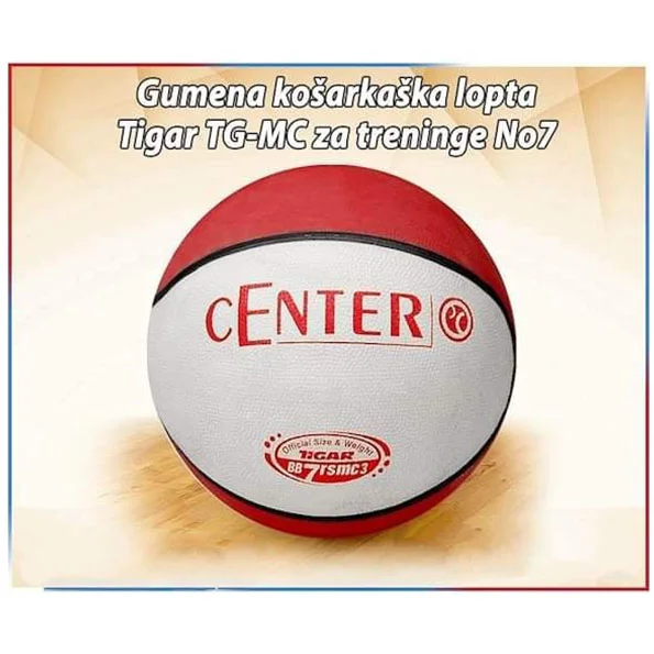 Gumena košarkaška lopta Tigar TG-MC za treninge No7