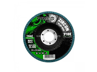 Brusni disk zirkon, granulacija 100, fi115mm PROcut ( BD100Z115 )
