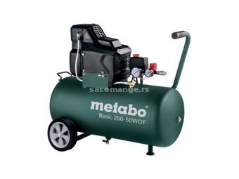 Metabo kompresor 50l 8 bar bezuljni Basic 250-50 W OF