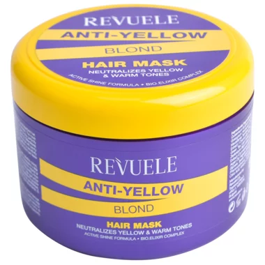 Ljubičasta maska za plavu kosu REVUELE Anti-yellow blond 200ml