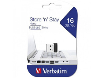 Verbatim 16GB mini 2.0 STORE&amp;STAY 97464 USB flash memorija ( UFV97464/Z )