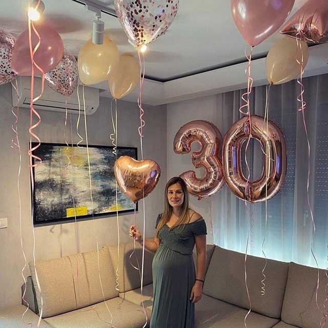 Baloni za 30. rođendan rose gold