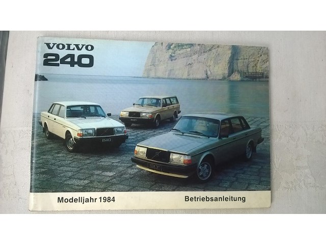 Tehnicko uputstvo za koriscenje Volvo 240, A 5,nem.