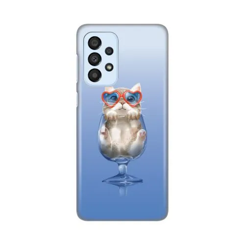 Silikonska futrola - maska print za Samsung A336 Galaxy A33 5G Funny Cat