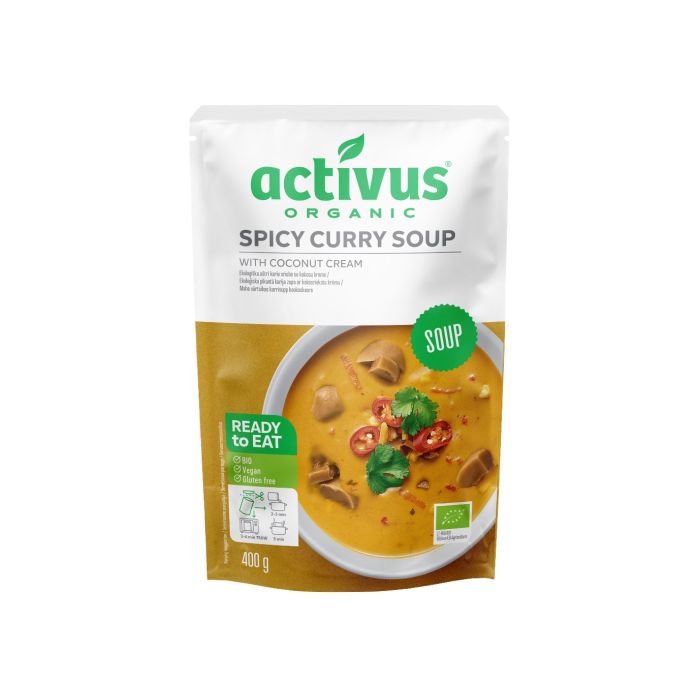 Organic Spicy curry soup - Auga