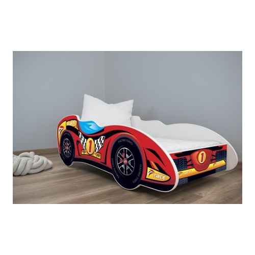 Dečiji krevet 160x80cm (Trkacki auto) TOP CAR - LED