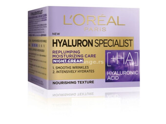 Loreal Paris Hyaluron Specialist noćna hidratantna krema za vraćanje volumena 50 ml ( 1003009345 )