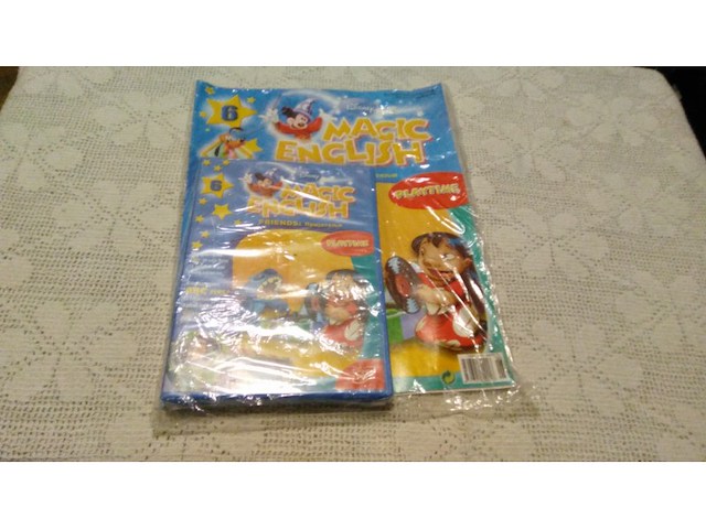 MAGIC ENGLISH + DVD ,, BR 6,, Disney,De Agostini