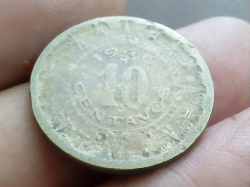 Meksiko, 10 centavos 1946