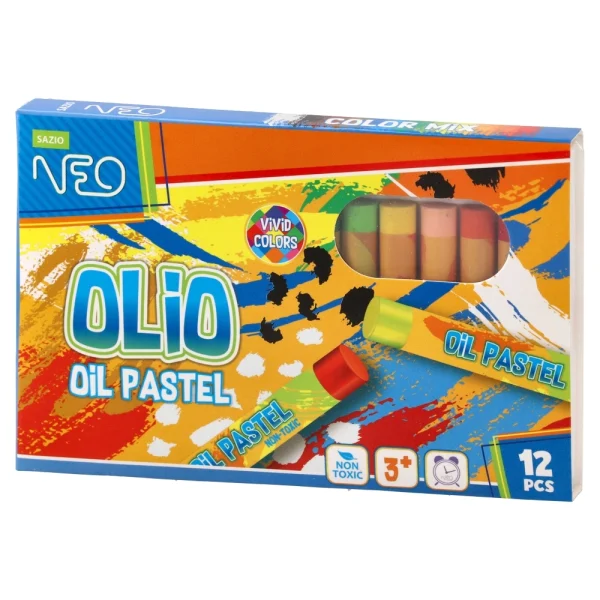 Olio, uljani pastel, set, 12K