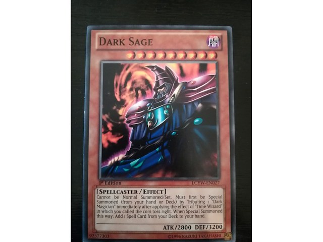 Yu-GI-OH!- Dark Sage