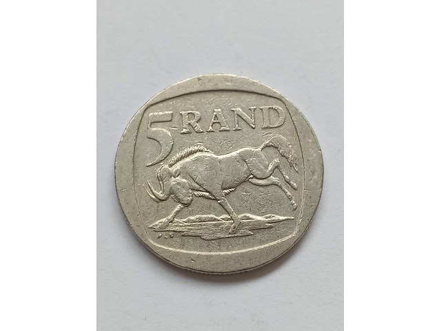 5 Rand 1994.g - Južna Afrika - Životinja Bik -