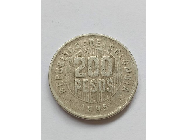 200 Pesos 1995.g - Kolumbija -