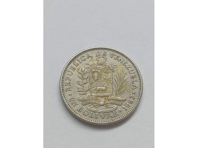 1 Bolivar 1967.g - Venecuela -