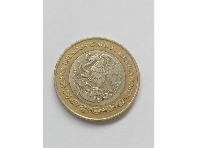 10 Pesos 2009.g - Meksiko - Bimetal - Zmija -