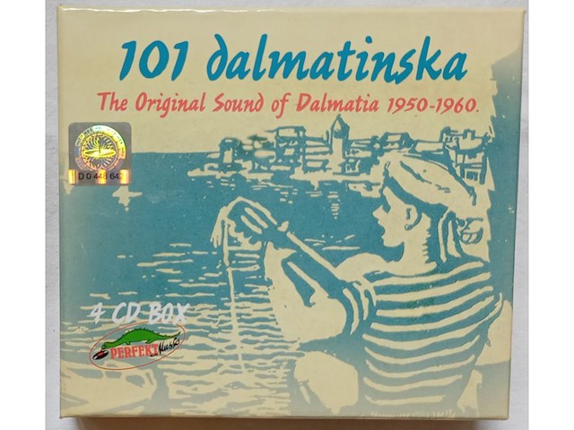 VARIOUS  - 4CD 101 DALMATINSKA 1950 - 1960